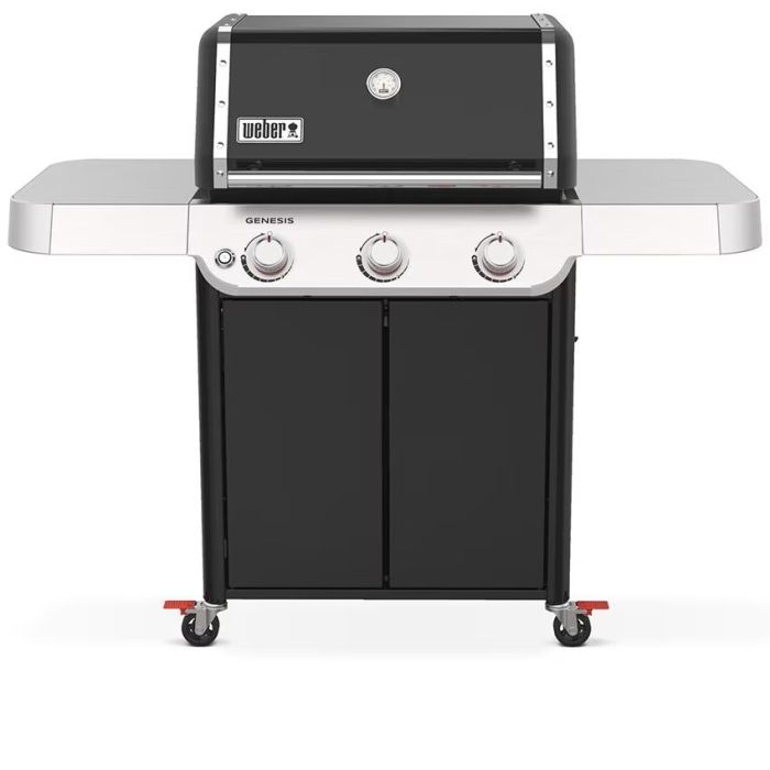 Weber GENESIS E-315 Natural Gas Grill - Black - 1500011 | Barbeques Galore