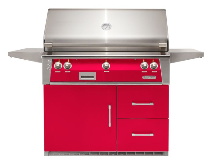 Alfresco ALXE 42-Inch Freestanding Propane Gas Grill On Refrigerated ...