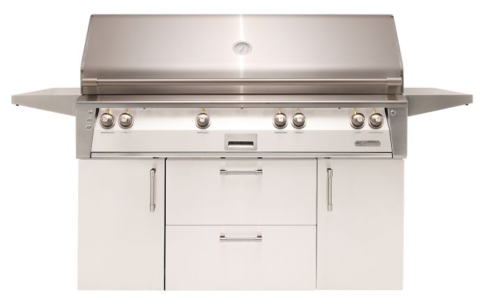 Alfresco ALXE 56-inch Freestanding Jumbo Gas Grill with Sear Zone & Rotisserie - Natural Gas ...