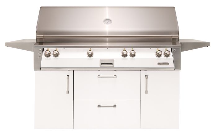 Alfresco ALXE 56-inch Freestanding Jumbo Gas Grill with Sear Zone & Rotisserie - Propane ...