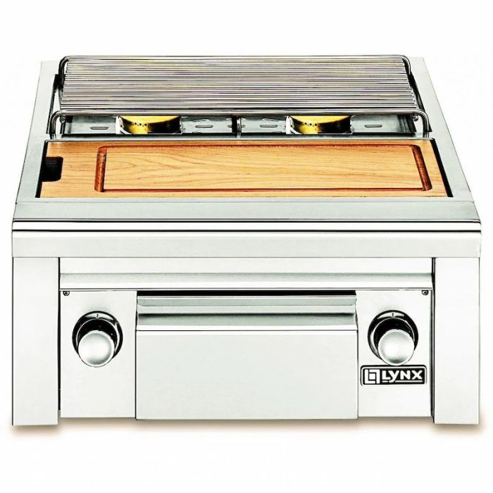 Lynx Professional Built-In Natural Gas Double Side Burner with Prep ...
