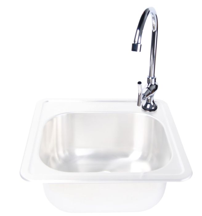 Fire Magic Single Handle Outdoor Rated Cold Water Faucet - Stainless ...