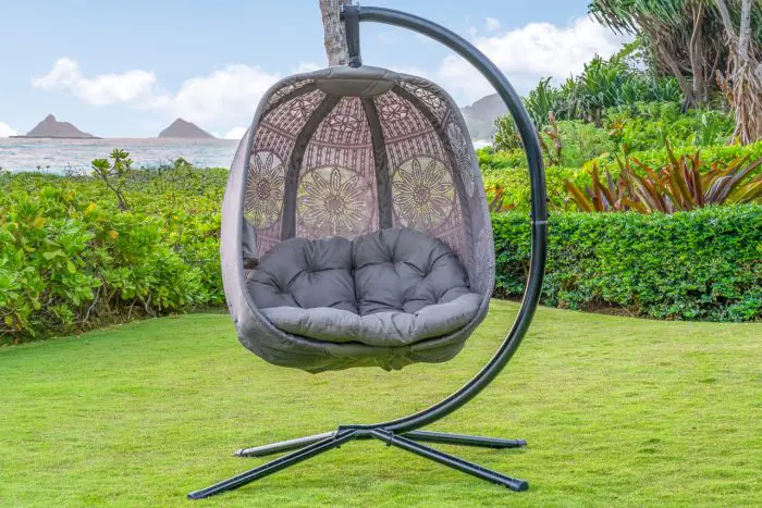 Egg lawn chair store