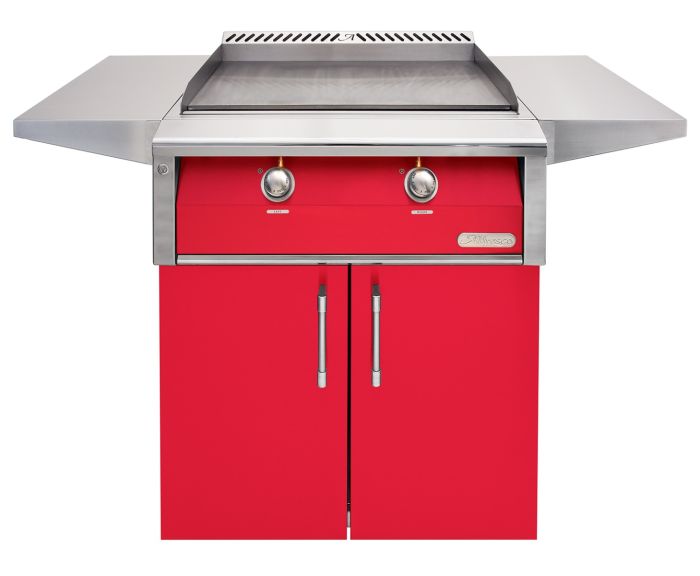 Alfresco 30-Inch Dedicated Griddle with Cart - Natural Gas - Raspberry ...