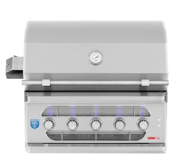 AMG Muscle 36-Inch Built-In Hybrid Grill - Natural Gas - MUS36-NG ...