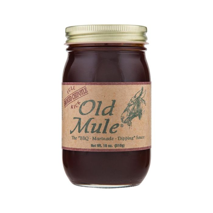 Old Mule Smoked Chipotle BBQ Sauce - 18 Oz. | Barbeques Galore