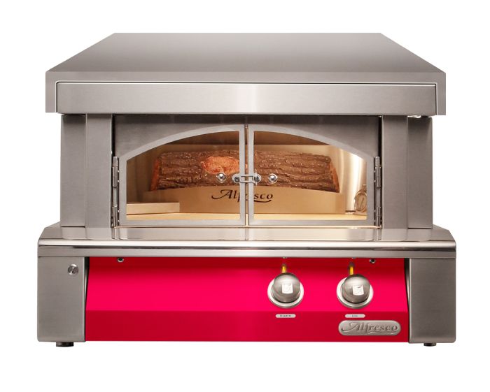 Alfresco 30-Inch Countertop Natural Gas Outdoor Pizza Oven Plus ...