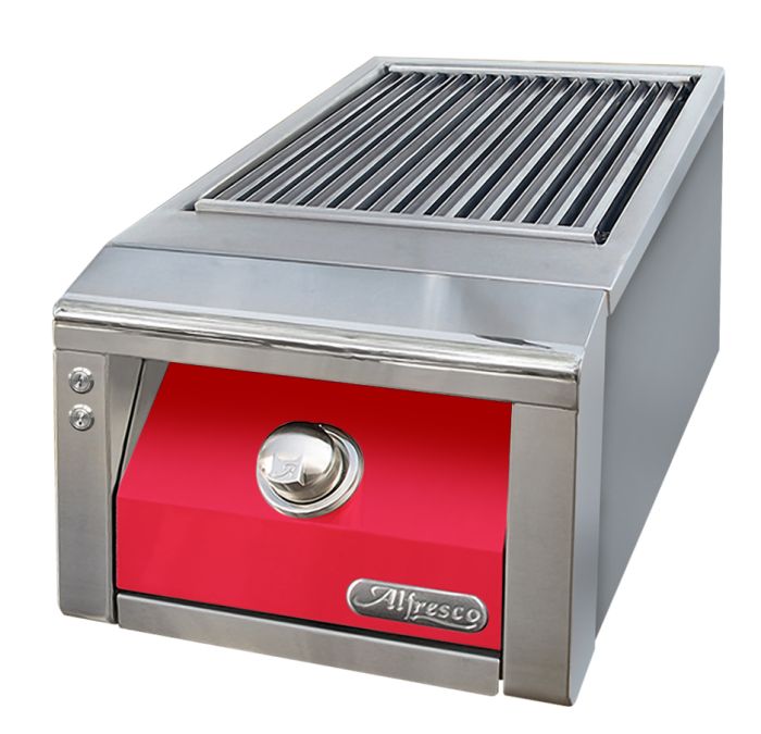 Alfresco Built-In Sear Zone Side Burner - Propane - Raspberry Red-Gloss ...