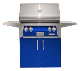 Alfresco ALXE 30-inch Freestanding Gas Grill with Rotisserie - Natural ...