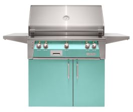 Alfresco ALXE 36-inch Freestanding Gas Grill with Rotisserie - Natural ...