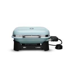 Weber Lumin Compact Portable 1560 Watt Electric Grill - Ice Blue ...