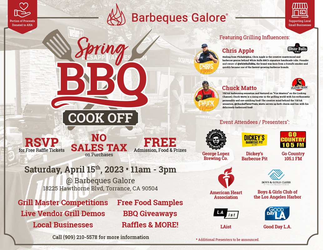 BBQ Grills, Supplies, & Parts Store | Torrance | Barbeques Galore